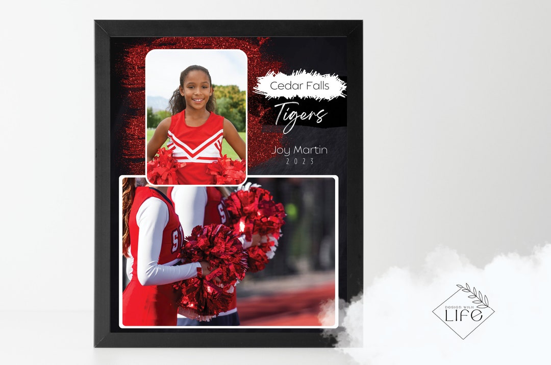Memory Mate Template for Canva - Beautiful Red and Black Template to ...
