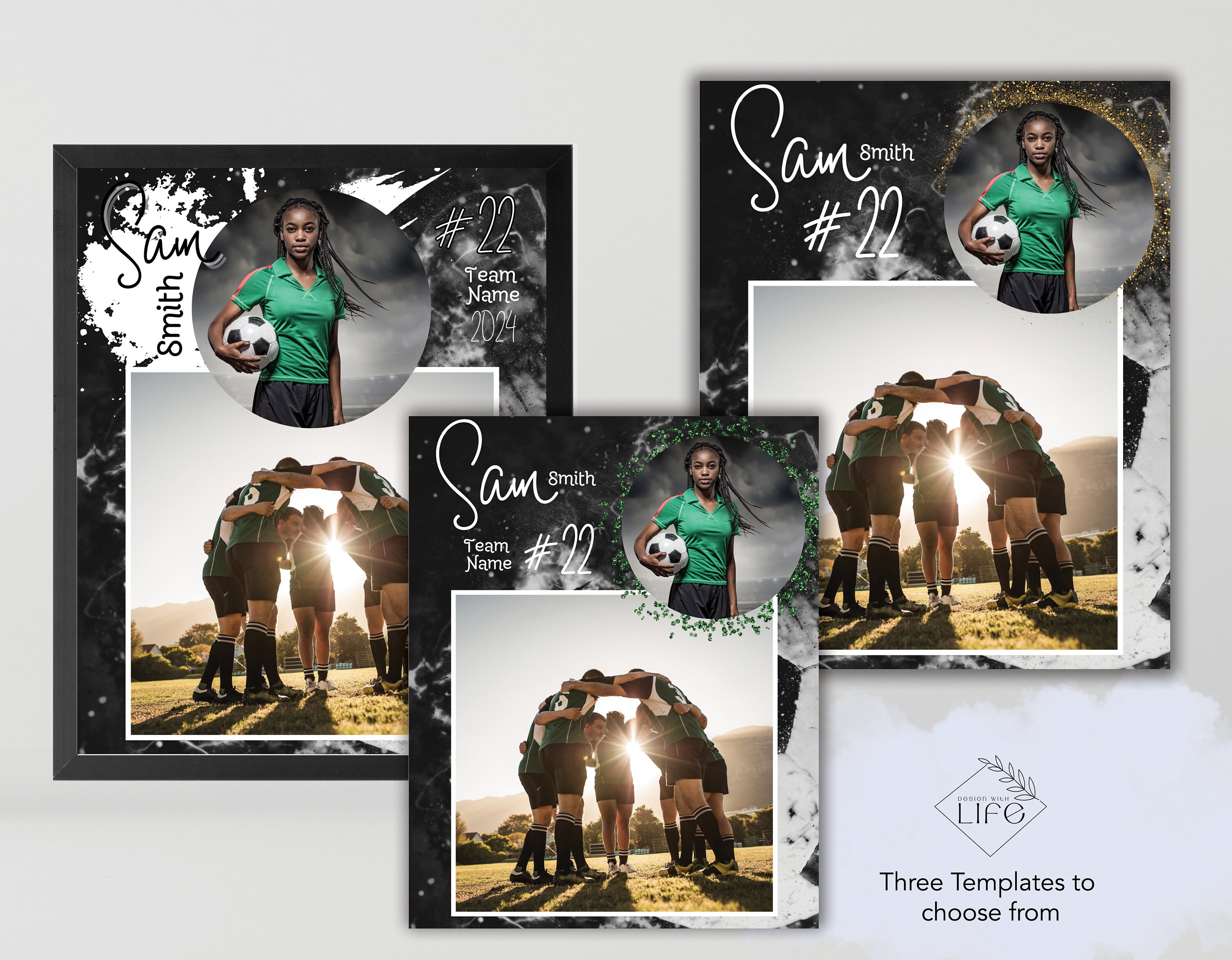 Soccer Memory Mate Template: 8x10 Sports Photo (canva Pro) - Etsy