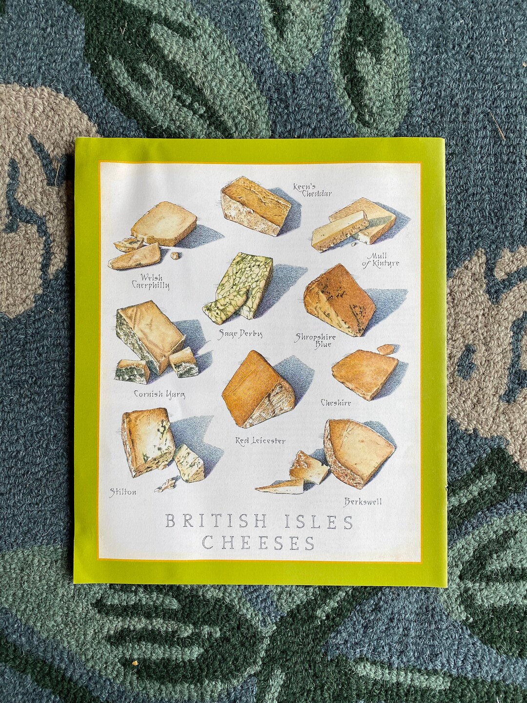 British Isle Cheeses - Cook's Illustrated Back Cover - Etsy