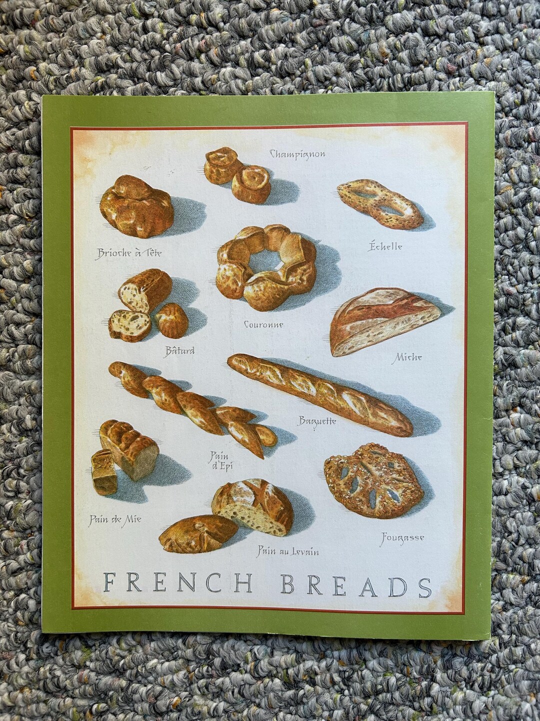French Breads - Cook's Illustrated Back Cover - Etsy