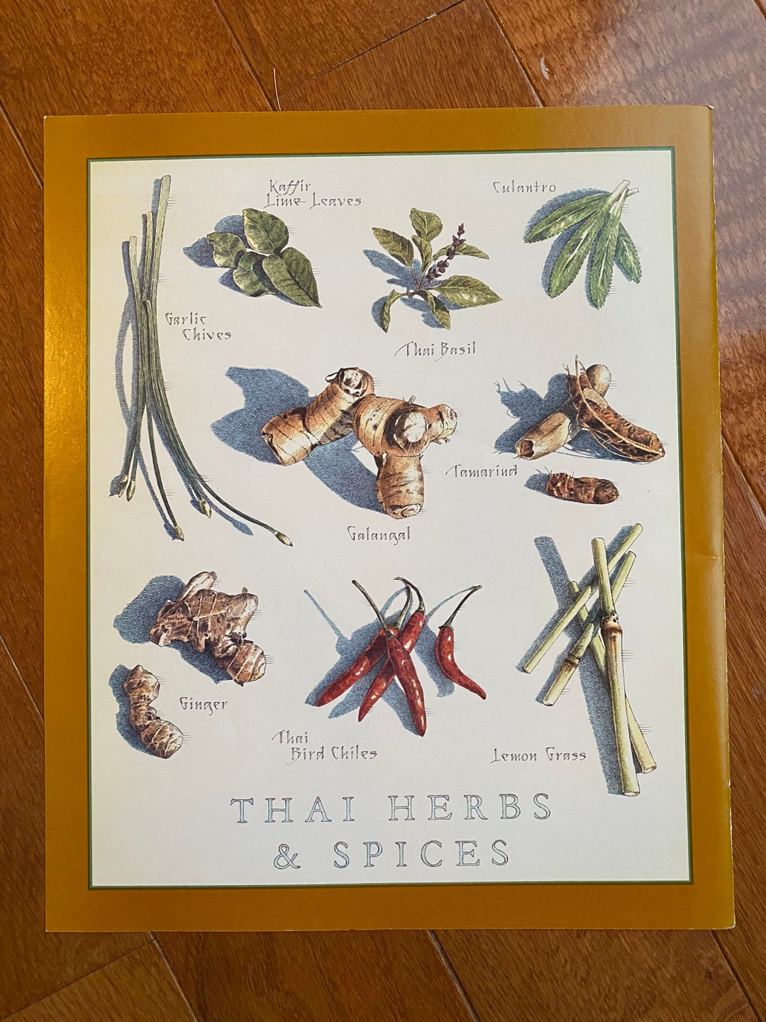Thai Herbs & Spices - Cook's Illustrated Back Cover - Etsy
