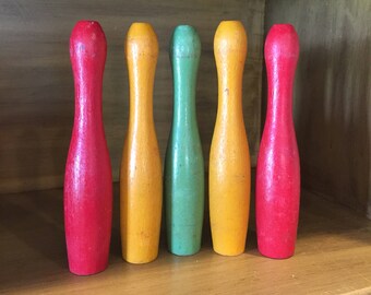 Small bowling pins | Etsy