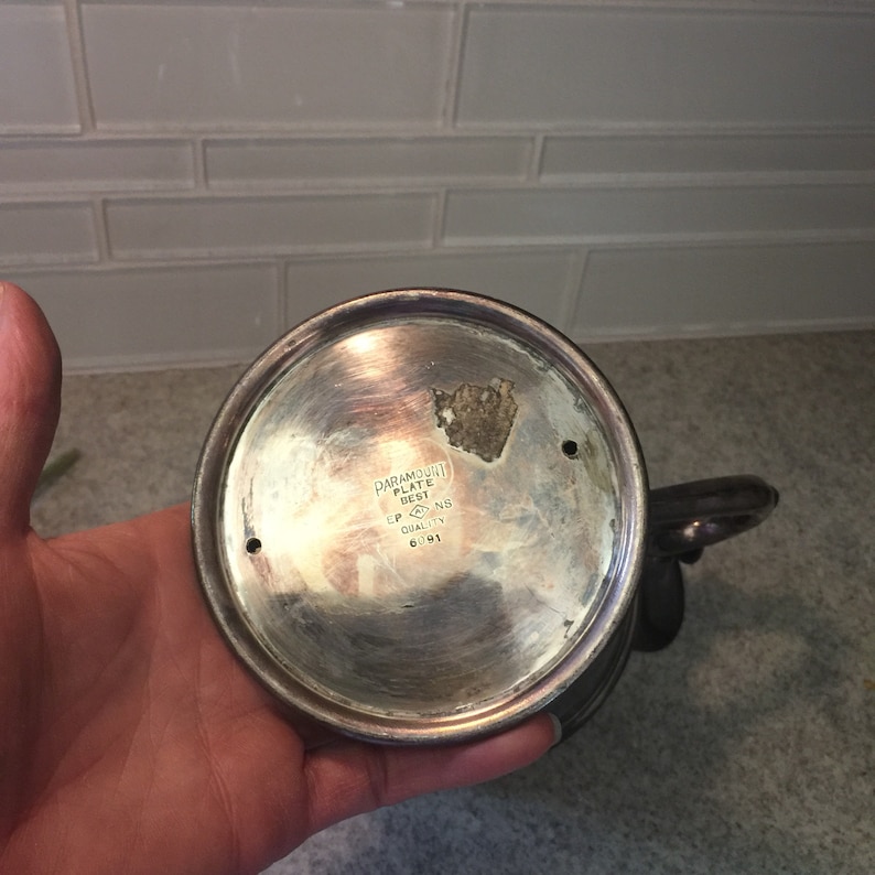 Silver Plate Teapot Paramount Art Deco Bakelite Knob - Etsy