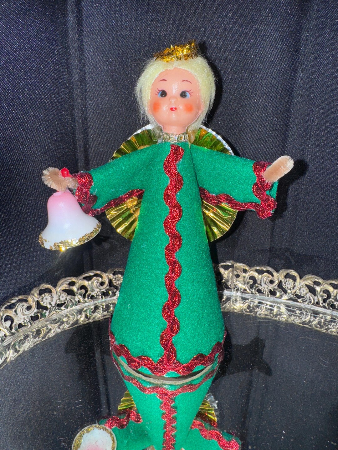 Christmas Angel. Vintage Look. Art Doll Tree Topper - Etsy
