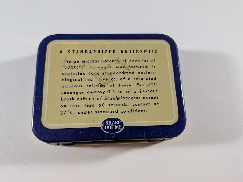 Sucrets Vintage Tin - Etsy