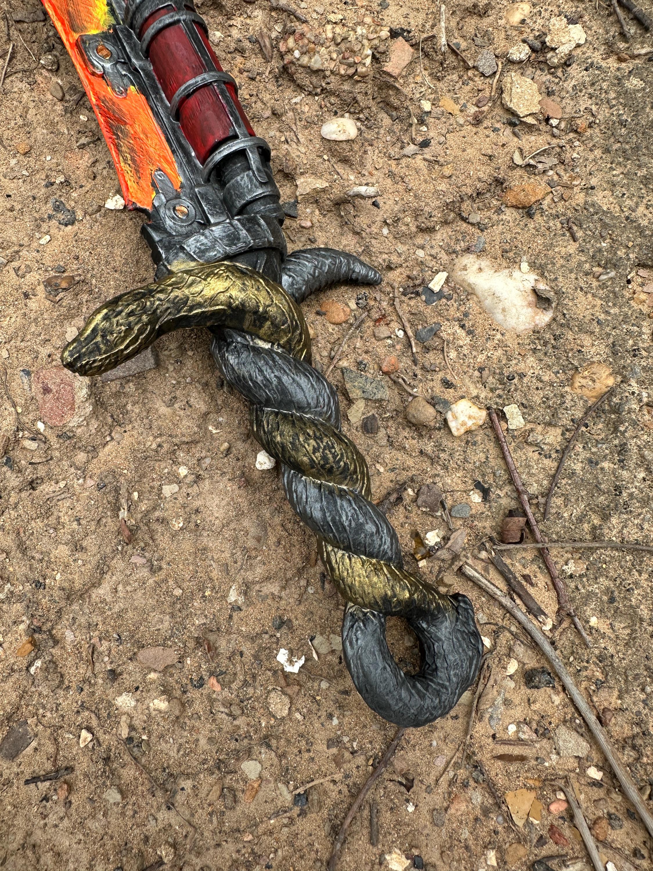 Lies of P Inspired Salamander Dagger | Life-size Realistic 3d-printed ...