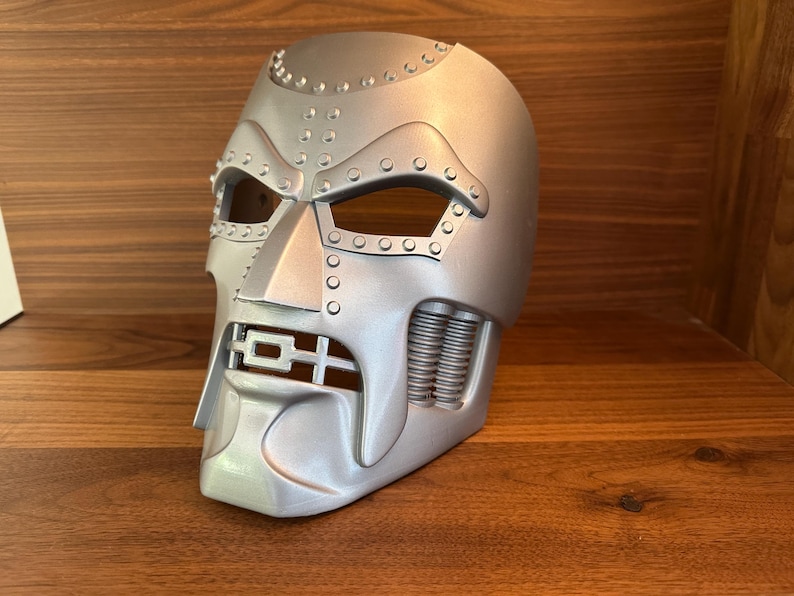 Dr Doom Inspired Mask | Life-size Realistic 3d-printed Mask | Con-ready ...