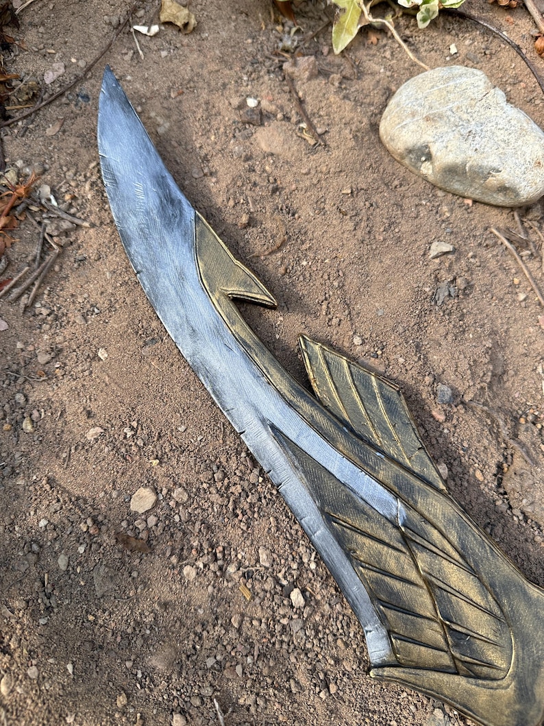 Skyrim Inspired Elven Dagger | Life-size Realistic 3d-printed Dagger ...