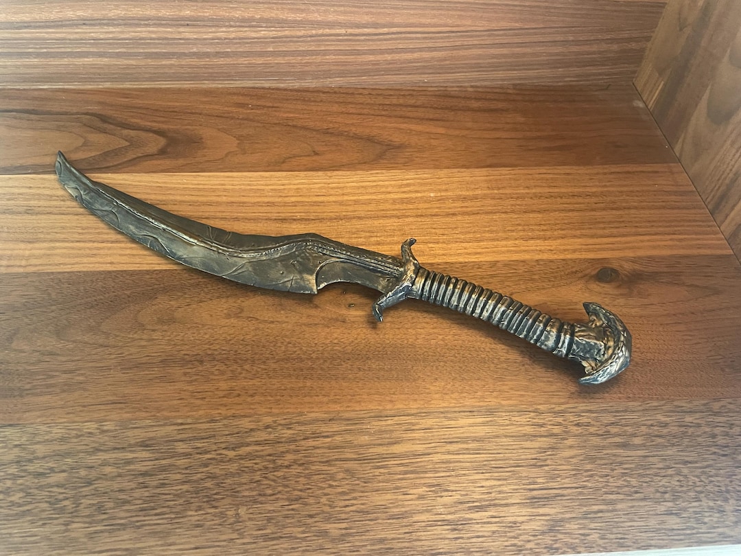 Skyrim Inspired Dragon Priest Dagger | Life-size Realistic 3d-printed ...