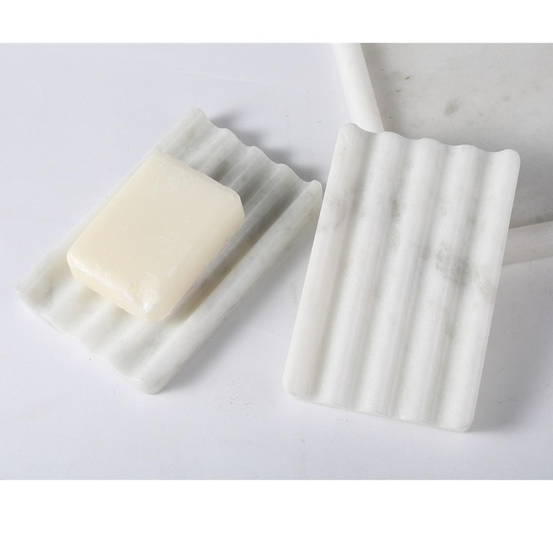1 PCS Natural Marble Soap Dish for Bathroom,handcrafted - Etsy