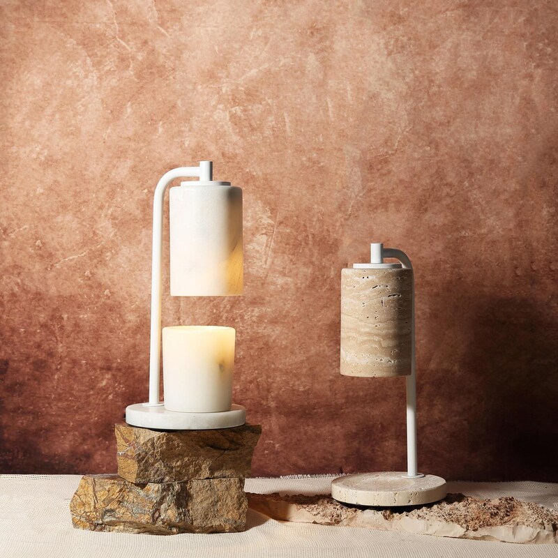 Natural Stone Marble Lamp - Etsy
