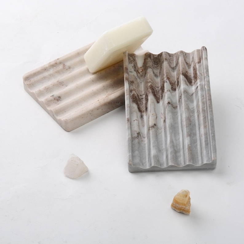 1 PCS Natural Marble Soap Dish for Bathroom,handcrafted - Etsy