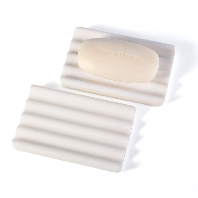 2PCS Natural Marble Soap Dish for Shower - Etsy