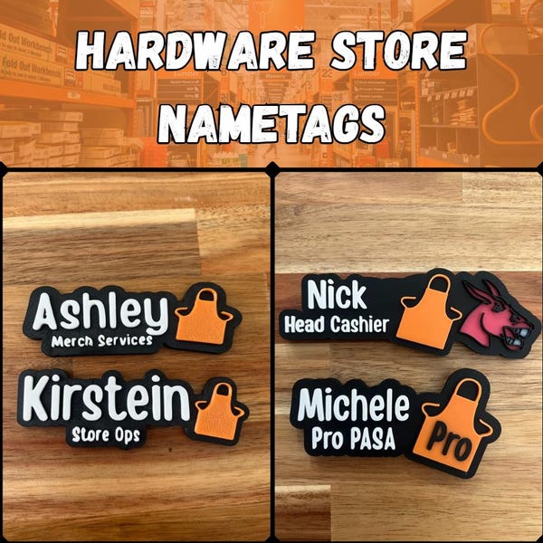 Custom Magnetic Name Tags - Etsy