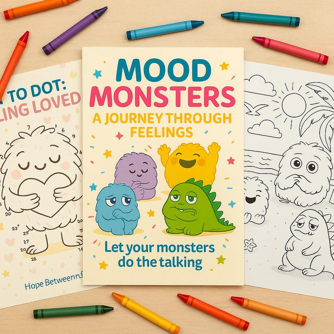 Mood Monsters: A Journey Through Feelings – Printable Kids Workbook - Etsy