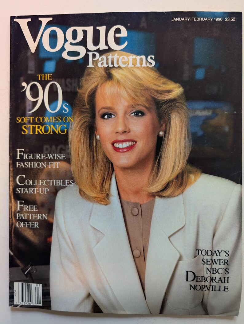Vogue Patterns Magazine - January/ February 1990 - Etsy