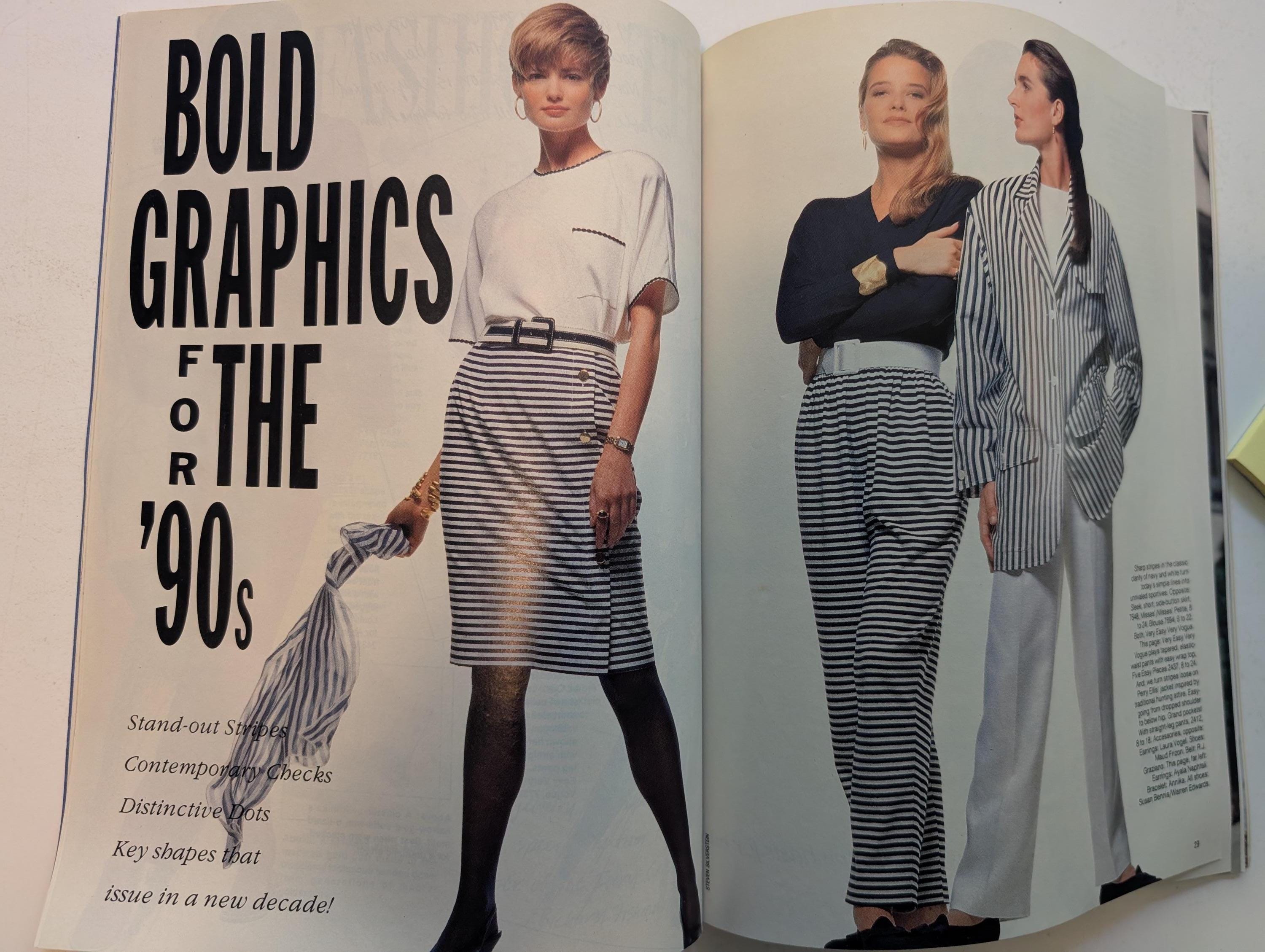 Vogue Patterns Magazine - January/ February 1990 - Etsy