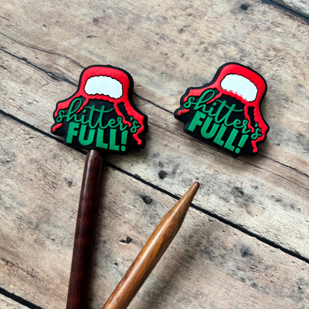 Shitter’s Full Knitting Needle Point Protectors - Etsy