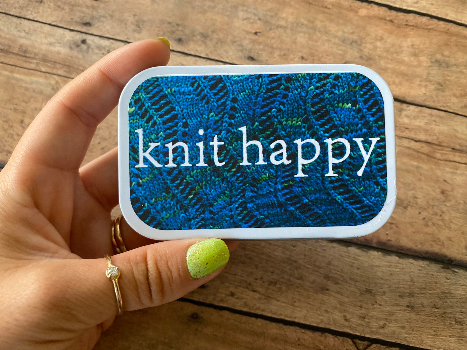 Knit Happy Knit Notions Box for Travel TSA Airplane Knit - Etsy