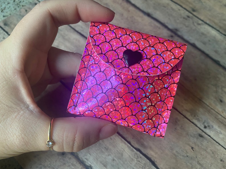 Holographic Mermaid/fish Scales Pouch Set of 5 Stitch Markers - Etsy