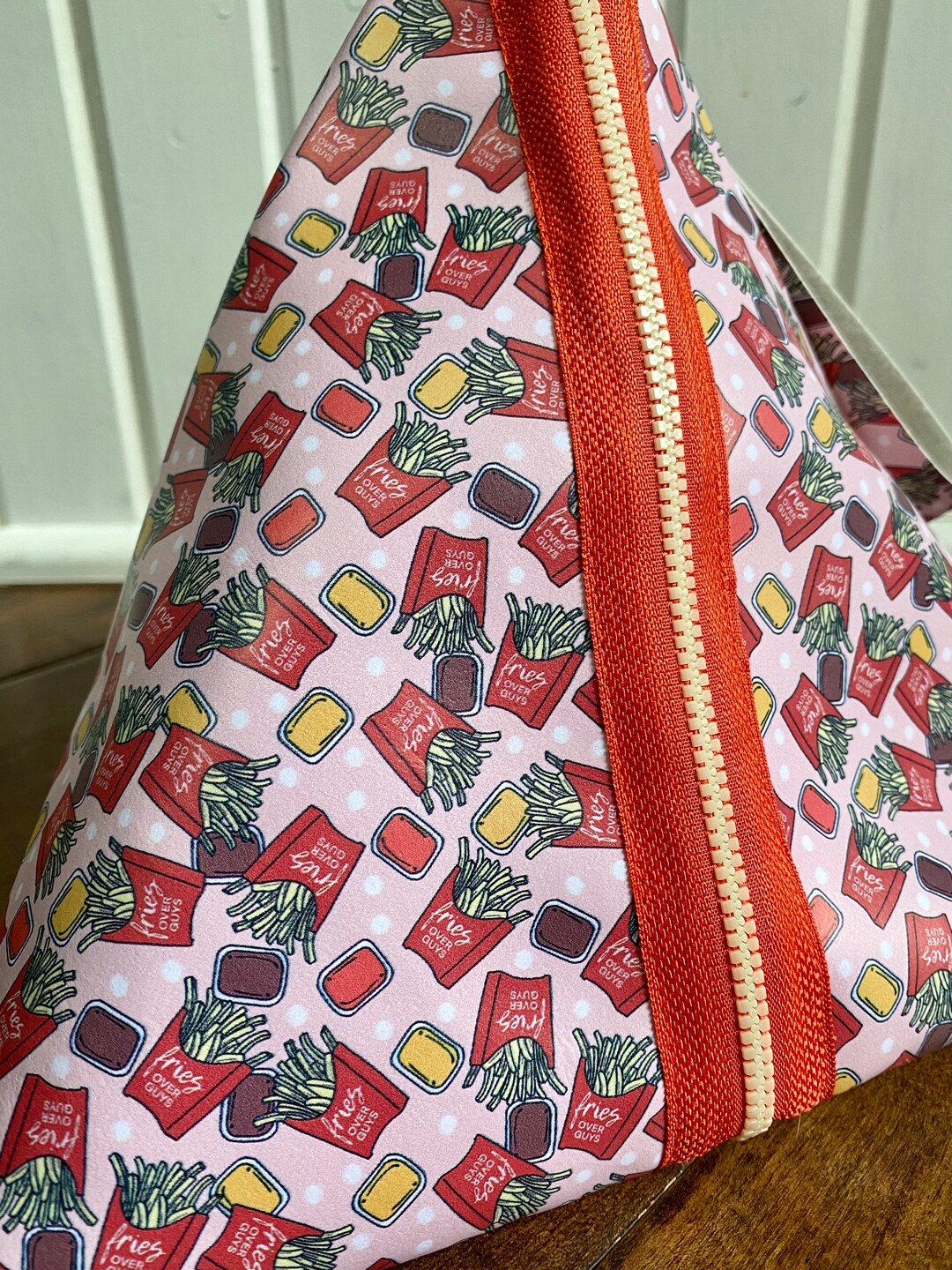 Triangle Bag Fries Over Guys - Etsy
