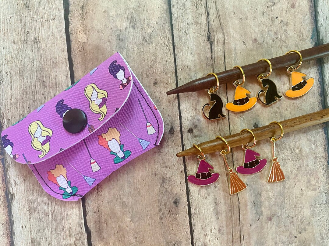 Hocus Pocus Stitch Marker Pouch - Etsy