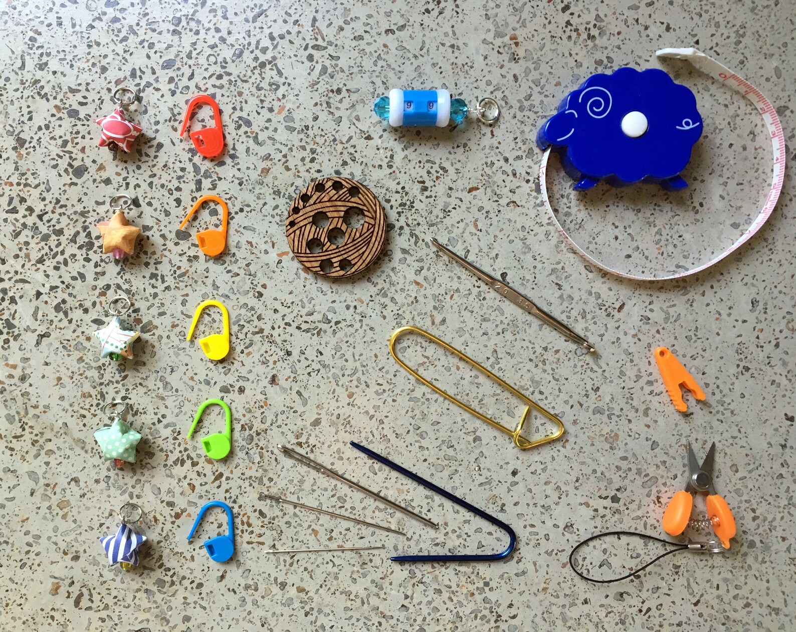 Knit Happy Knit Notions Box for Travel TSA Airplane Knit - Etsy