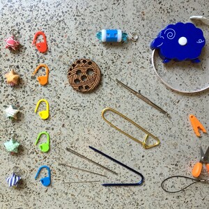 Knit Happy - Knit Notions Box for Travel, TSA, Airplane, Knit Night ...