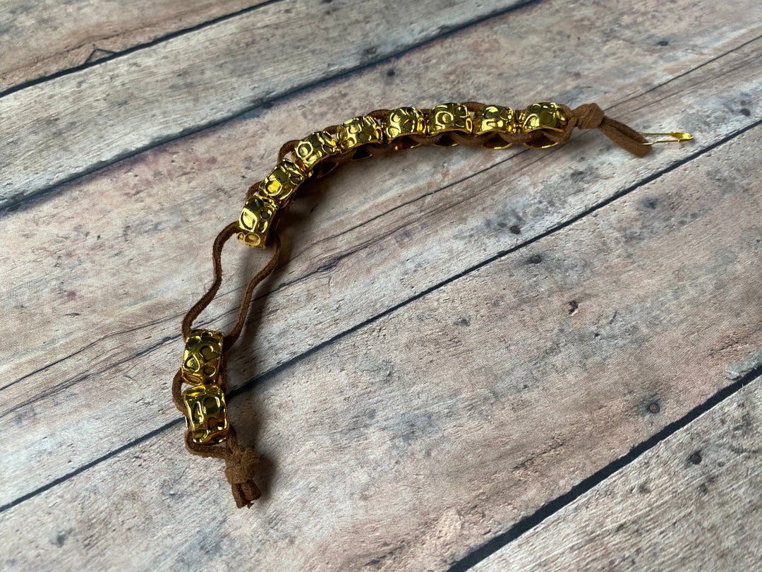 Abacus Row Counter - Leather & Leopard Print Knitting Notion for Your ...