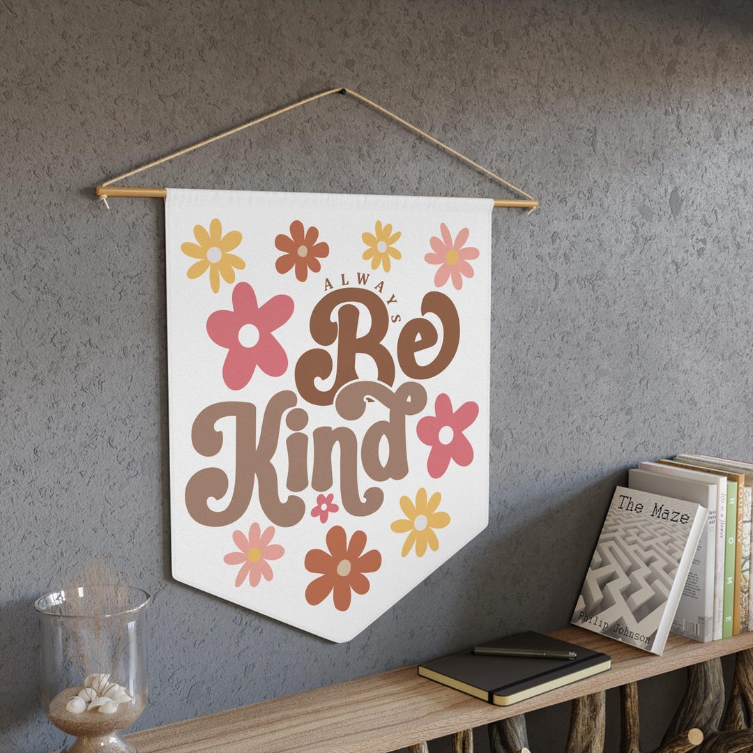 Be Kind Pennant Banner: Inspirational Classroom Decor, Counselor Office ...