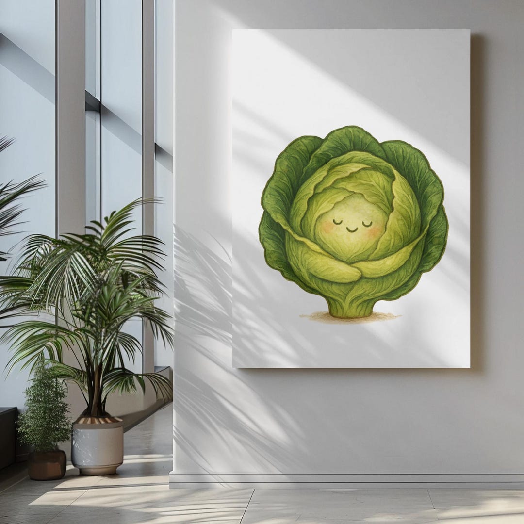 Lettuce Embrace – Wholesome Watercolor Printable of Self-love & Nature ...