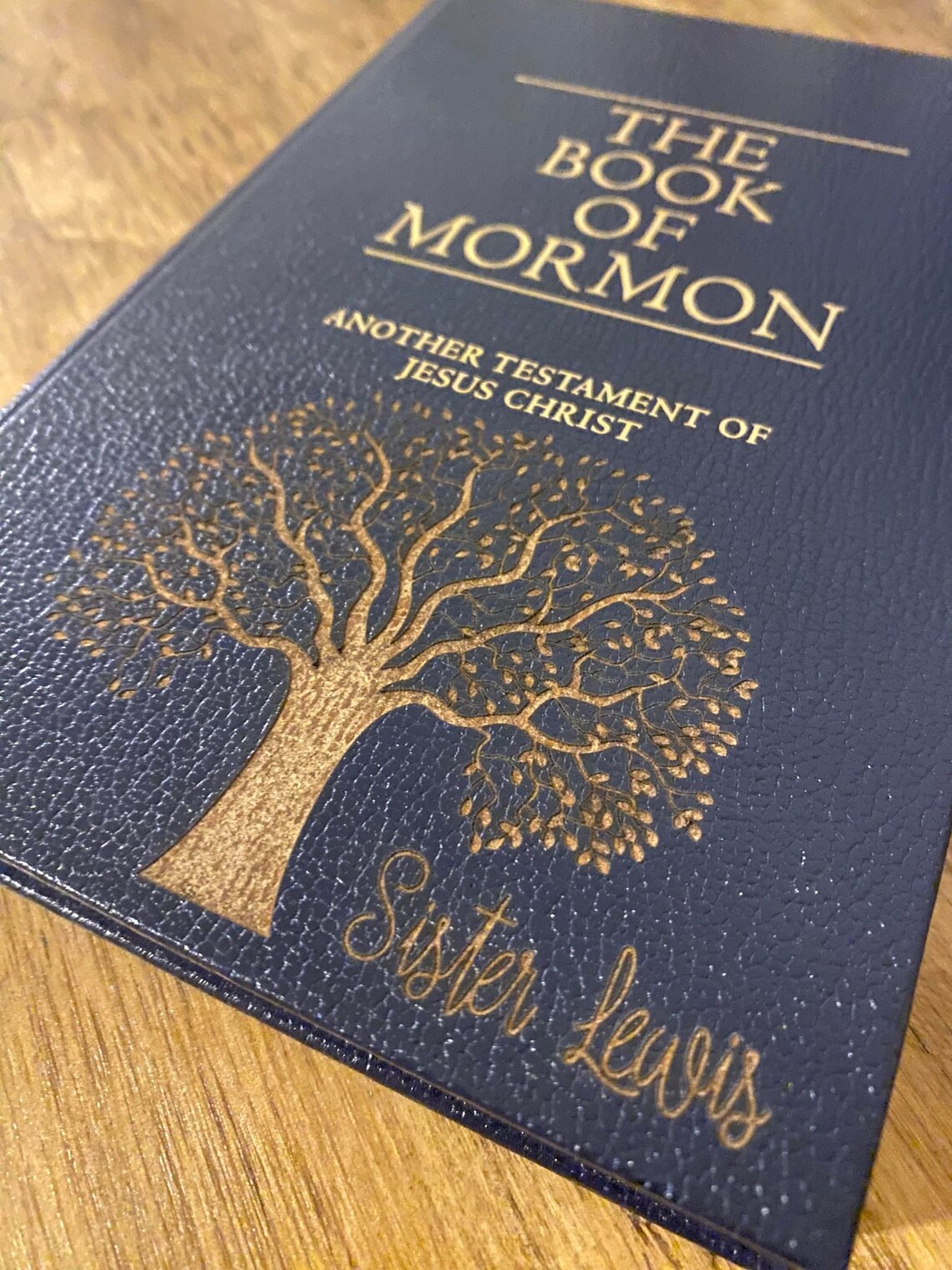Laser Engraved Book of Mormon - Etsy