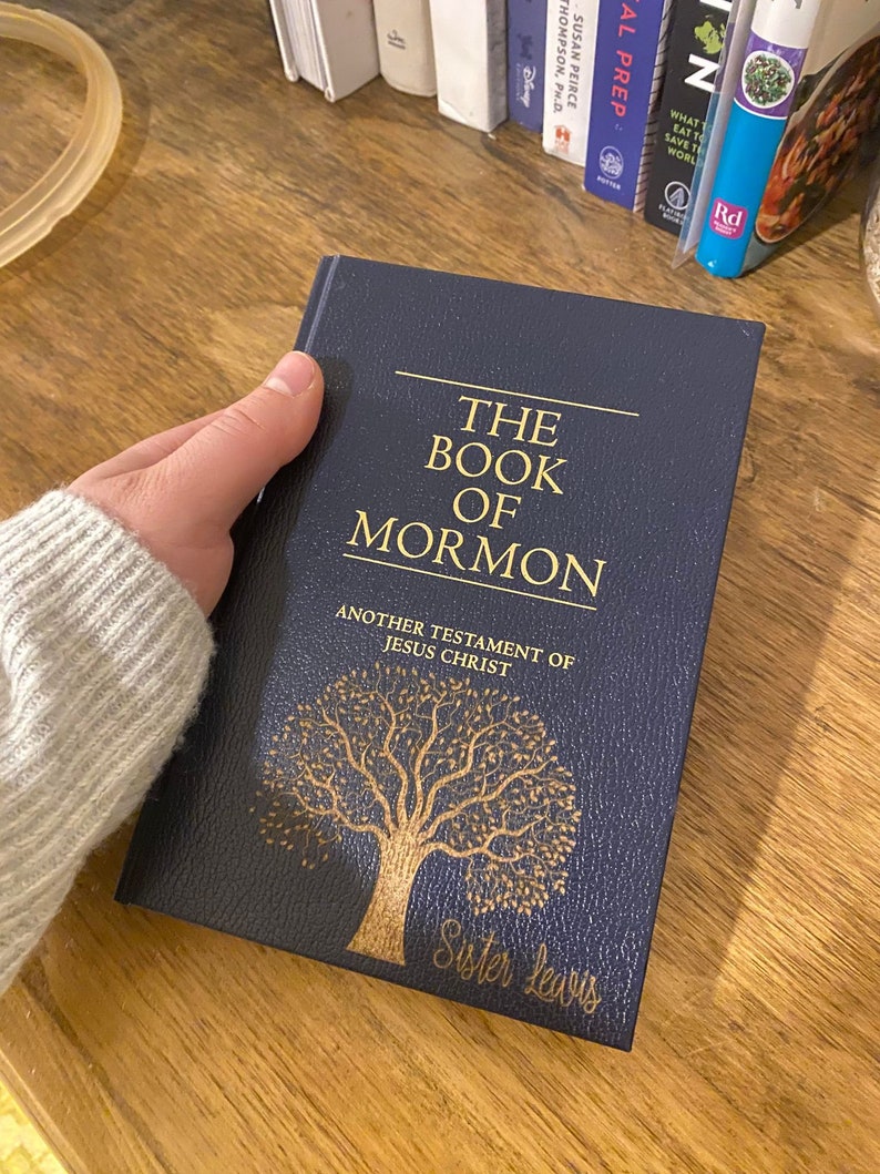 Laser Engraved Book of Mormon - Etsy
