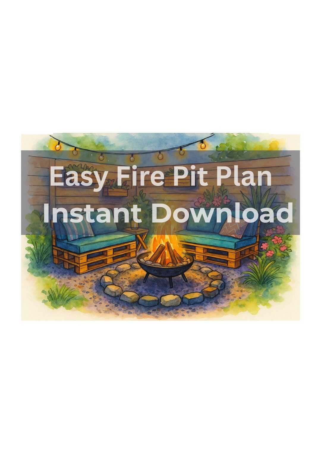 Backyard Fire Pit Layout – Easy Weekend Upgrade – Patio Seating Plan ...