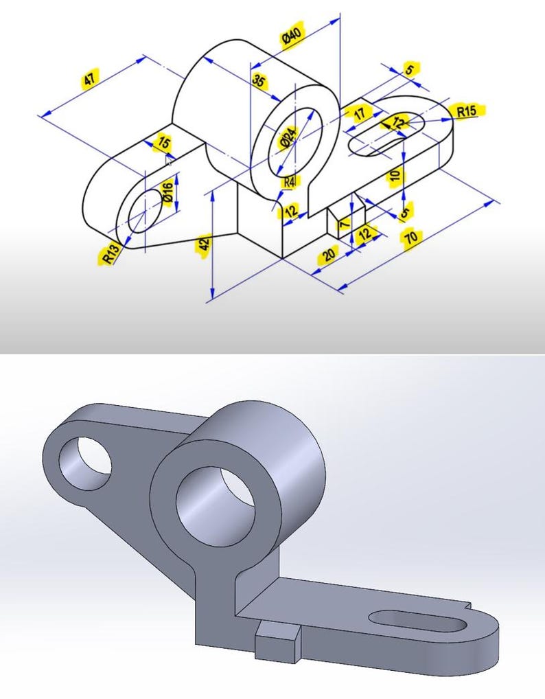 Solidworks Practice Files | 9 CAD Models + Solidworks Beginner Guide ...