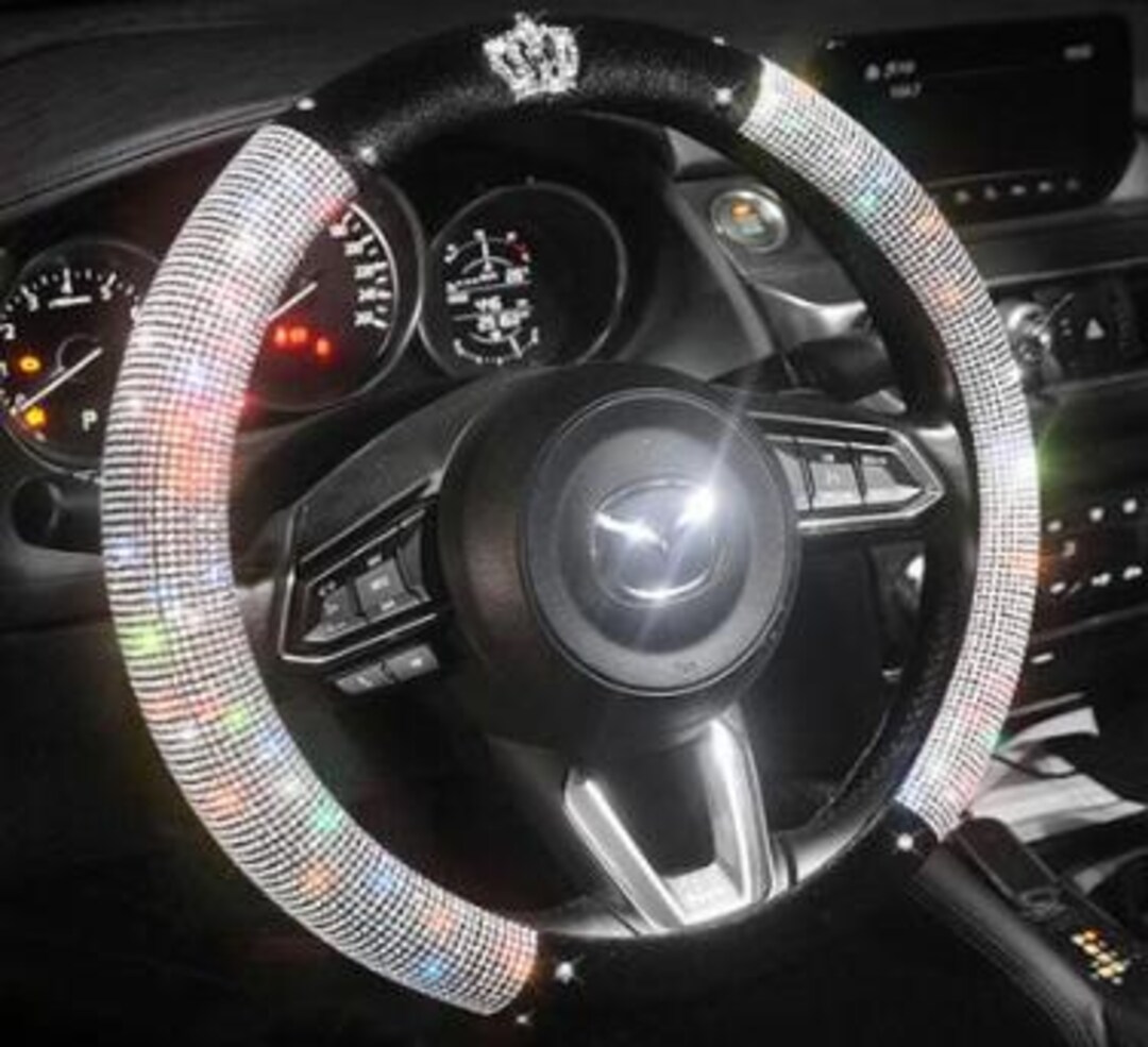 Ultra Bling Super Sparkling Rhinestones Universal Steering Wheel ...