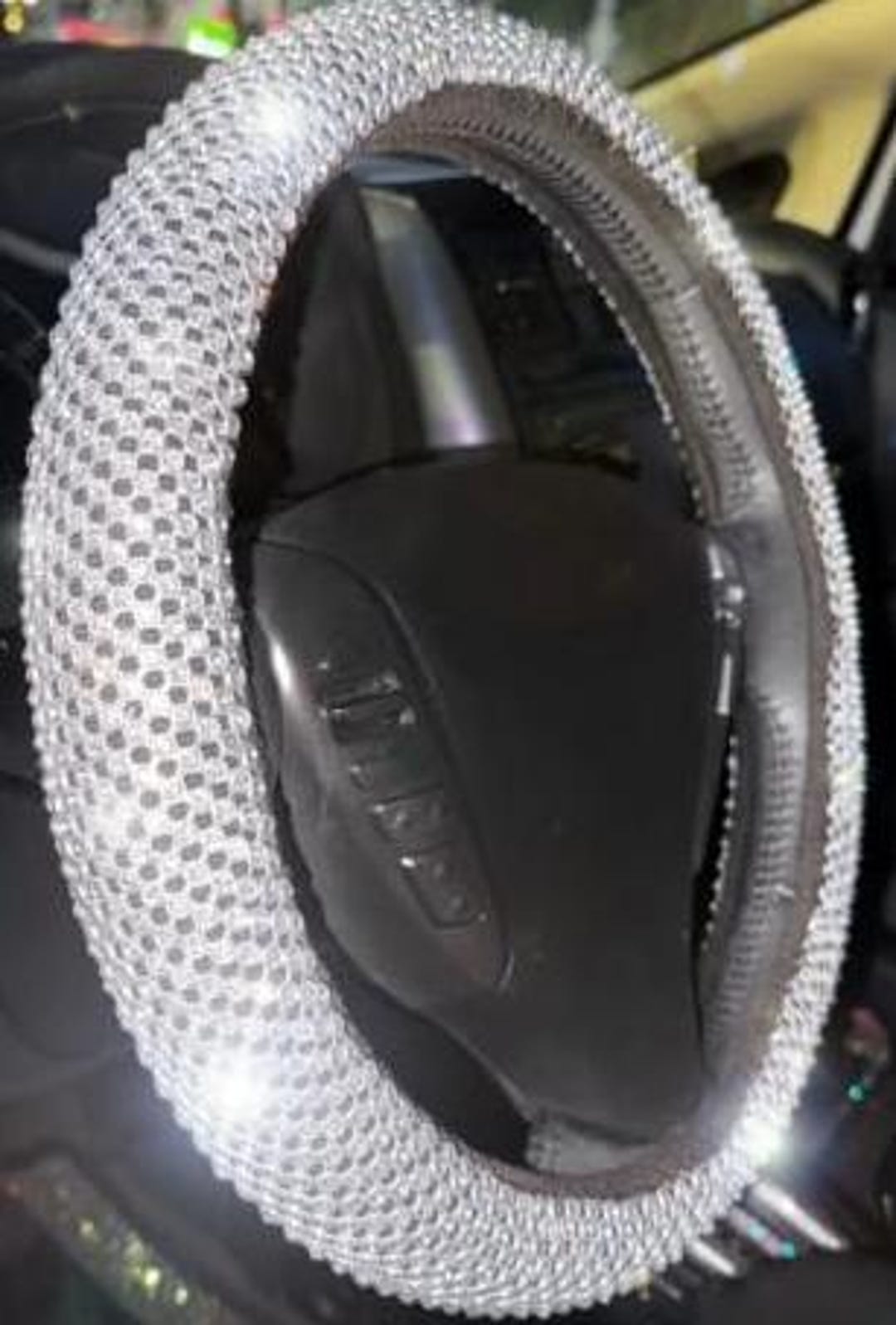 Rhinestone Steering Wheel Cover: Super Sparkling, Universal Fit - Etsy