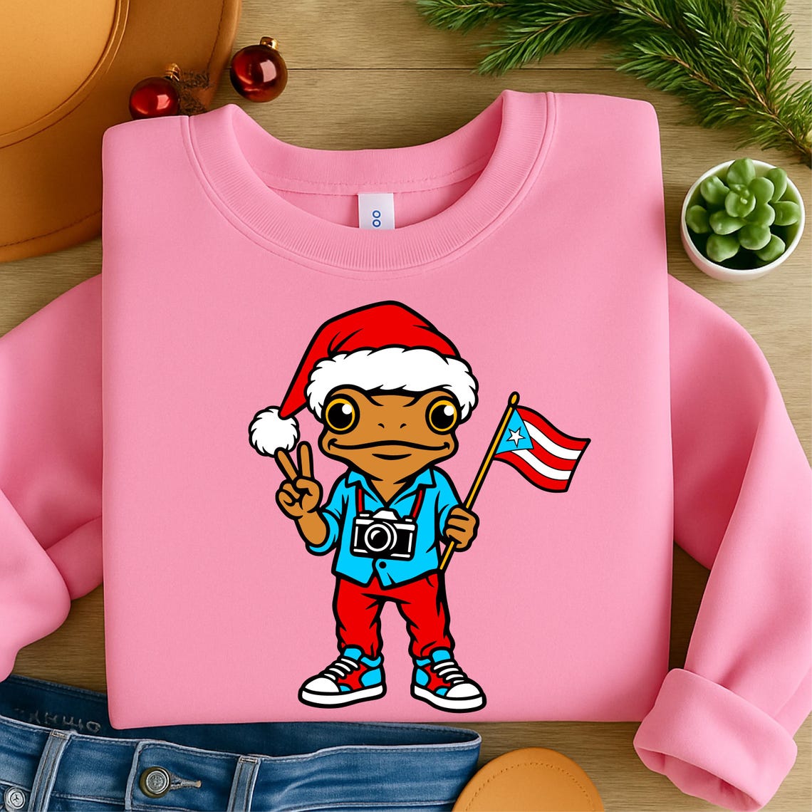 Christmas Sapo Concho Png Svg | Sapo Puerto Rico | Puerto Rico Png Svg ...