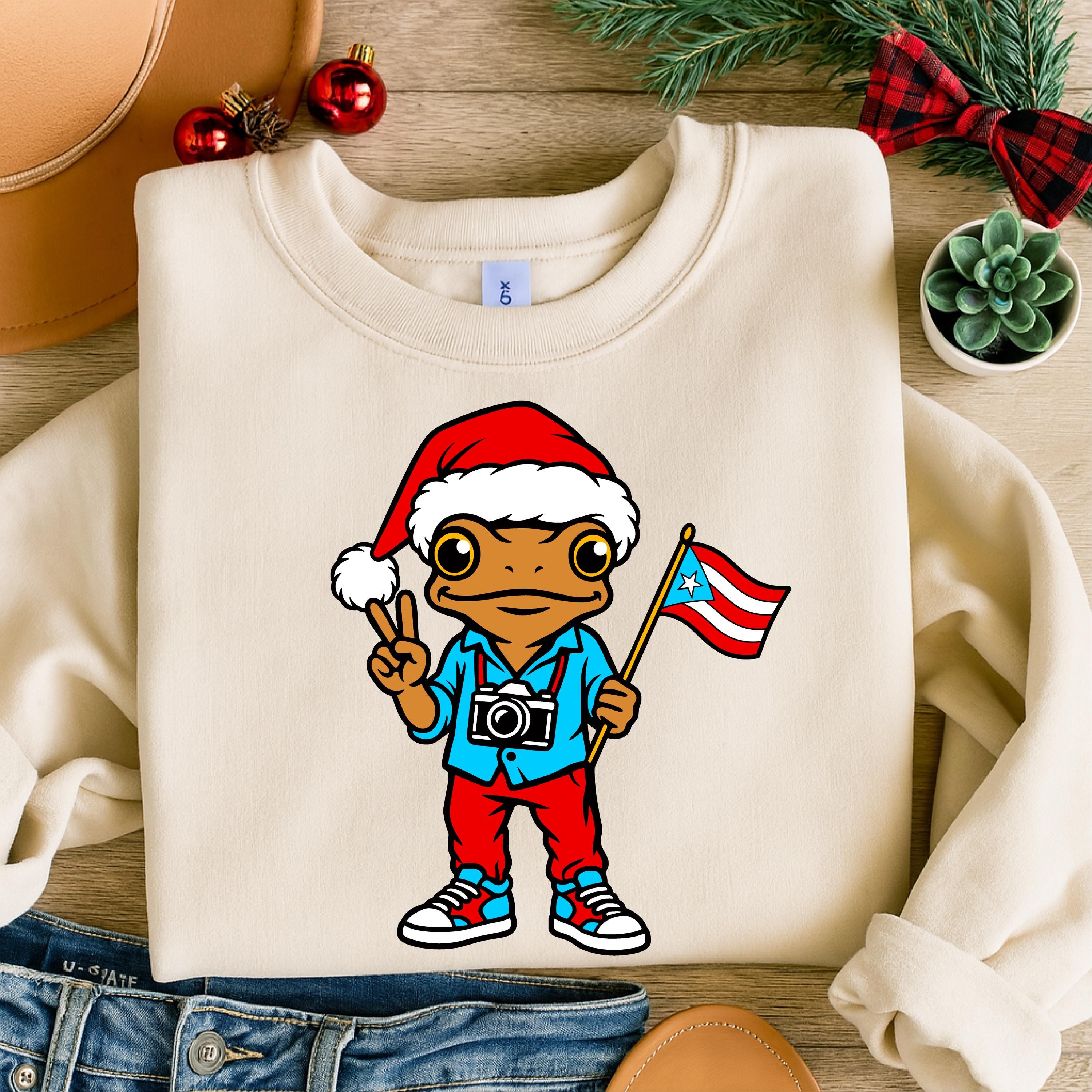 Christmas Sapo Concho Png Svg | Sapo Puerto Rico | Puerto Rico Png Svg ...