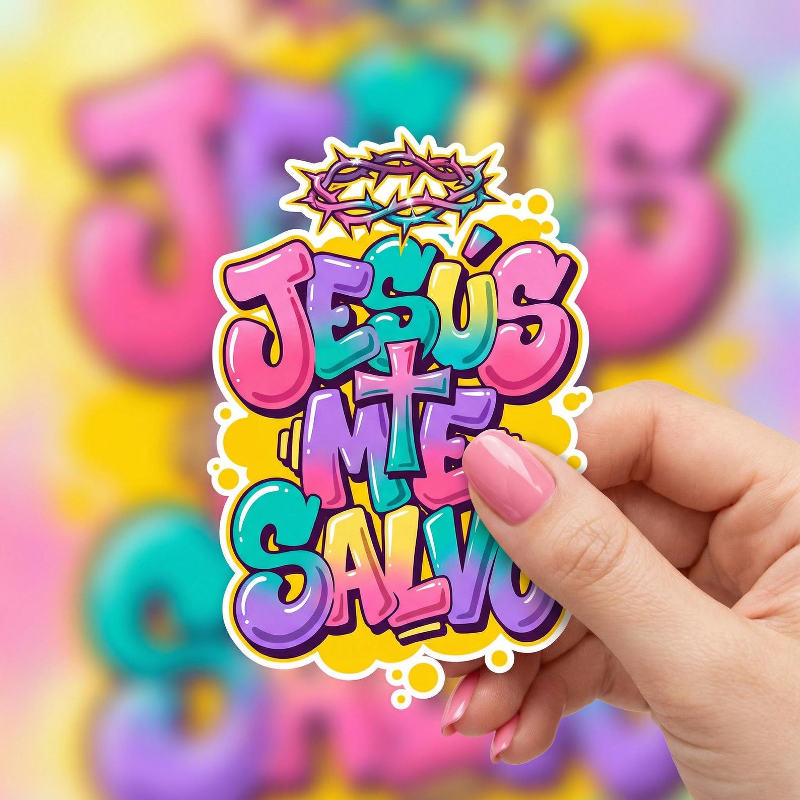 Jesus Me Salvo Png | Spanish Christian Phrases | Religious Quotes ...