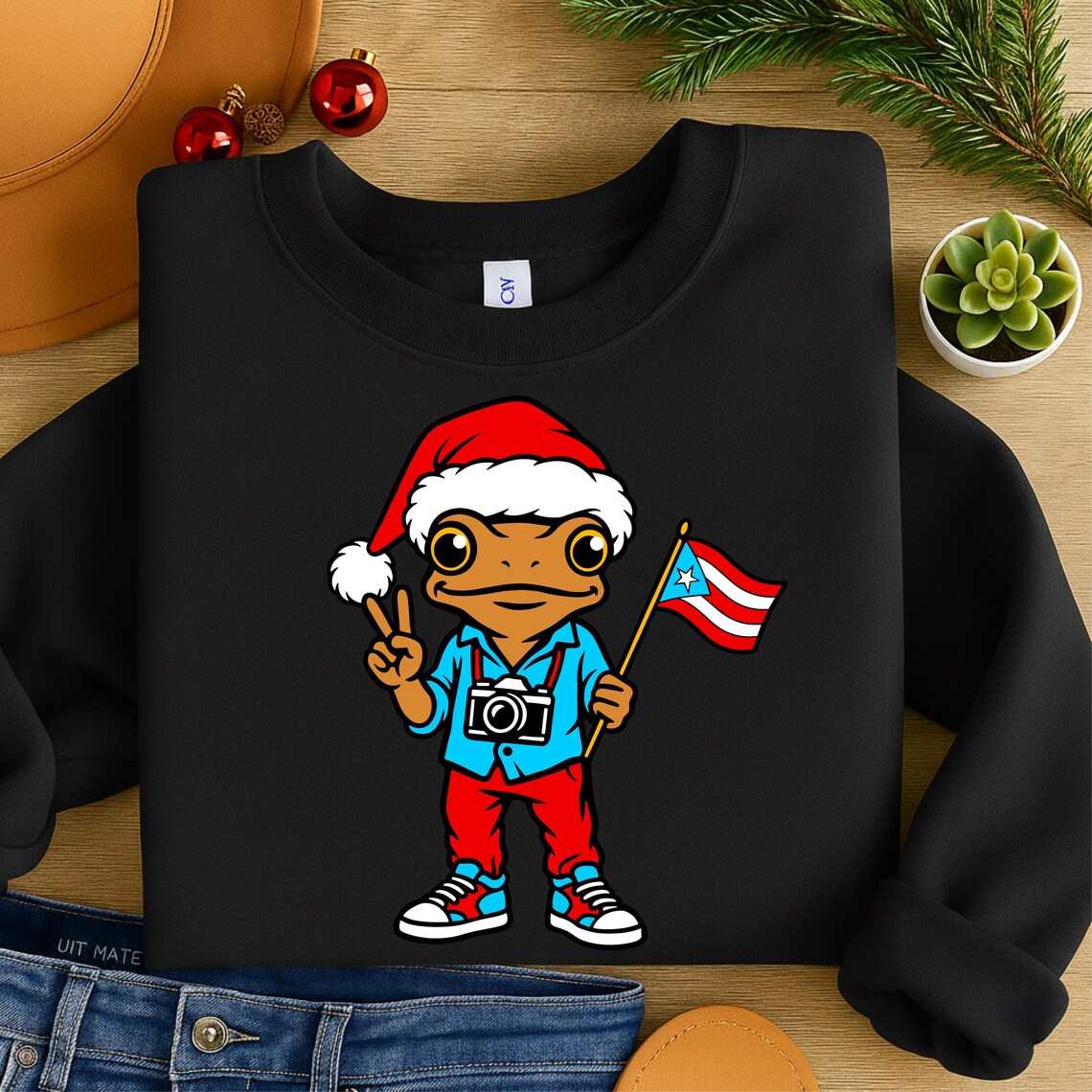 Christmas Sapo Concho Png Svg | Sapo Puerto Rico | Puerto Rico Png Svg ...