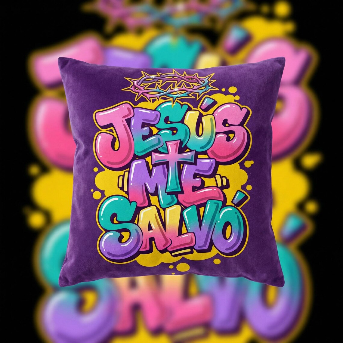 Jesus Me Salvo Png | Spanish Christian Phrases | Religious Quotes ...