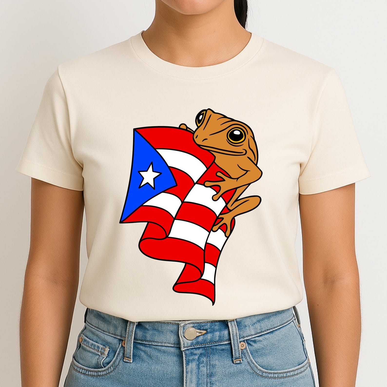 Puerto Rico Coqui Frog PNG SVG | Sapo Concho Png | Puerto Rico Flag ...