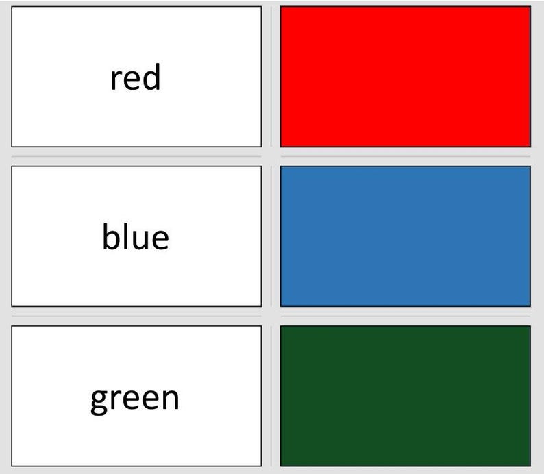 Printable Color Flash Cards for Toddlers – Learn Basic Colors ...
