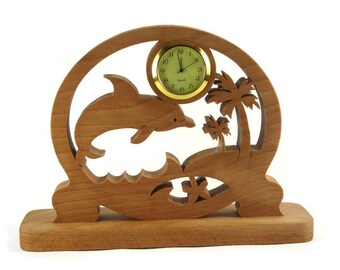 Dolphin Desk Clock - Etsy