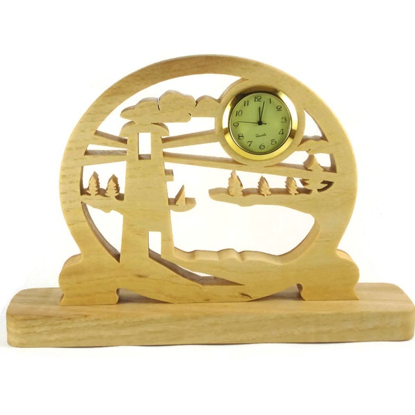 Lighthouse Desk Clock - Etsy