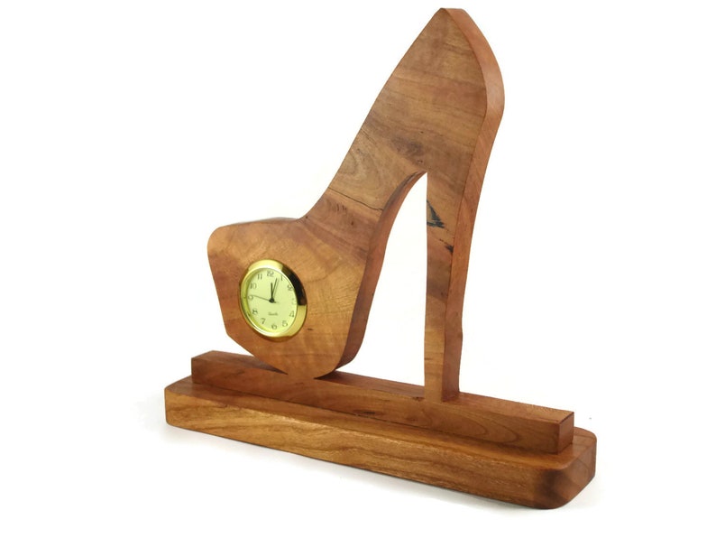 Stiletto High Heel Shoe Desk or Shelf Clock Handmade From - Etsy