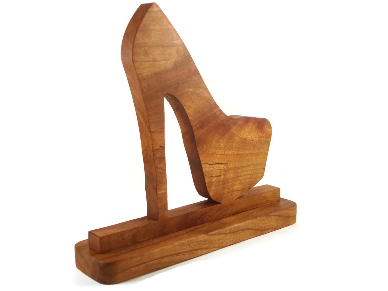 Stiletto High Heel Shoe Desk or Shelf Clock Handmade From - Etsy
