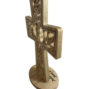 Personalized Wedding Cross Made From Oak Wood - Etsy