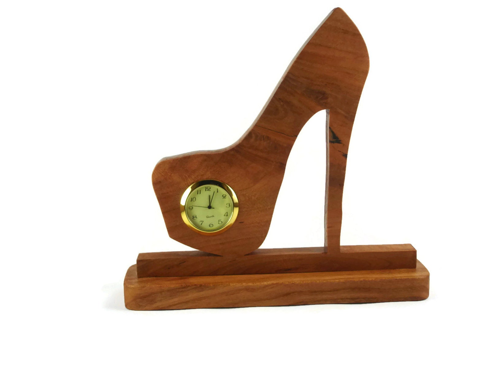 Stiletto High Heel Shoe Desk or Shelf Clock Handmade From - Etsy